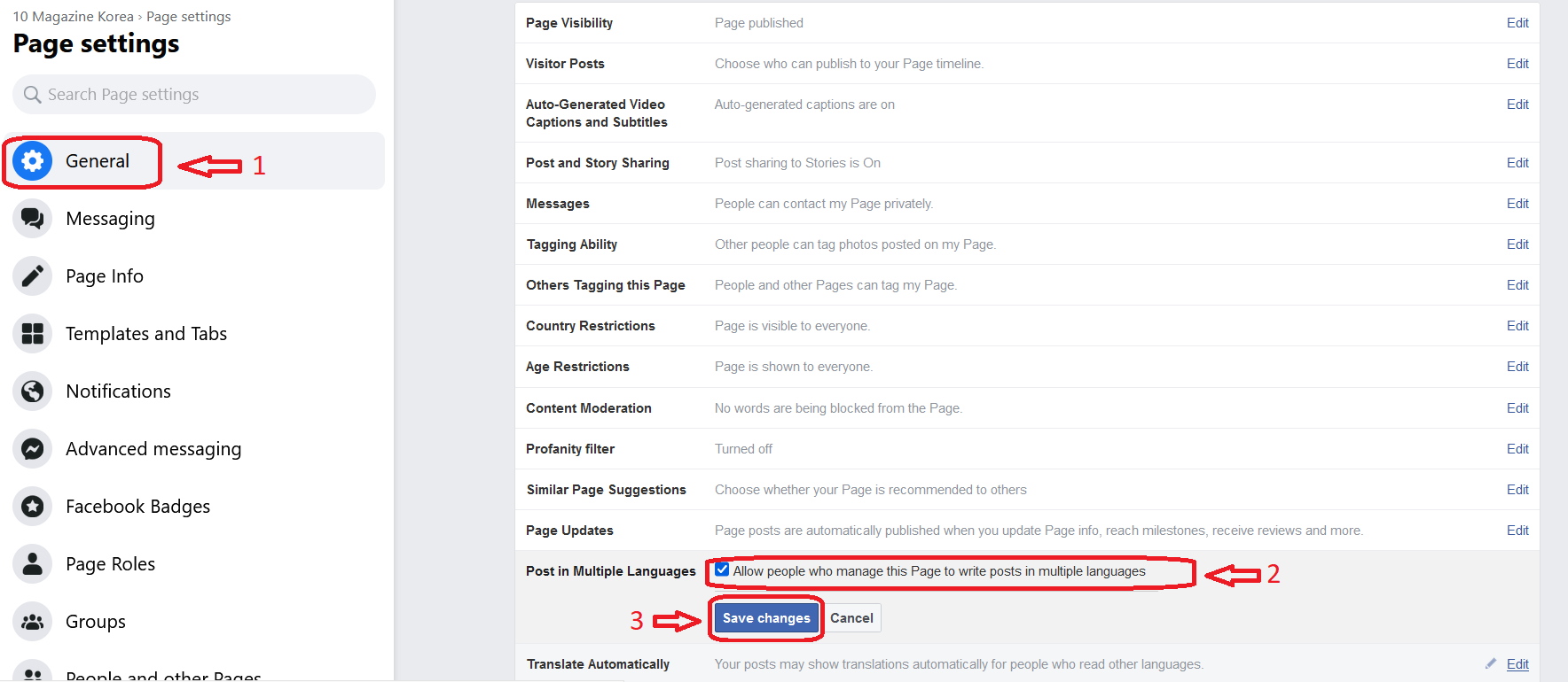 How to Post in Multiple Languages Facebook Hack 2022 | ICC Korean ...